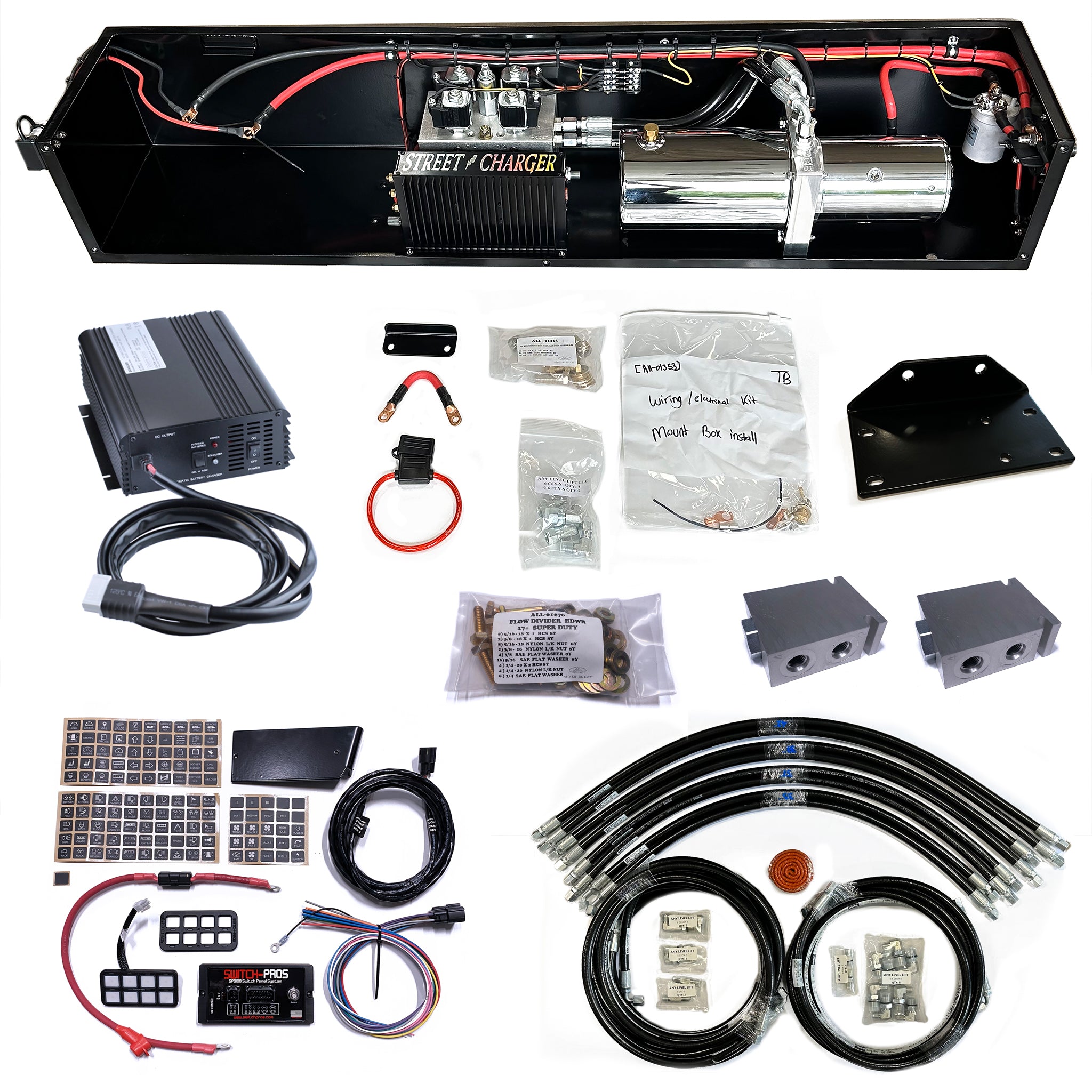 Hydraulic Control Package - Any Level Lift: F-350/F-450, Dual Rear Whe